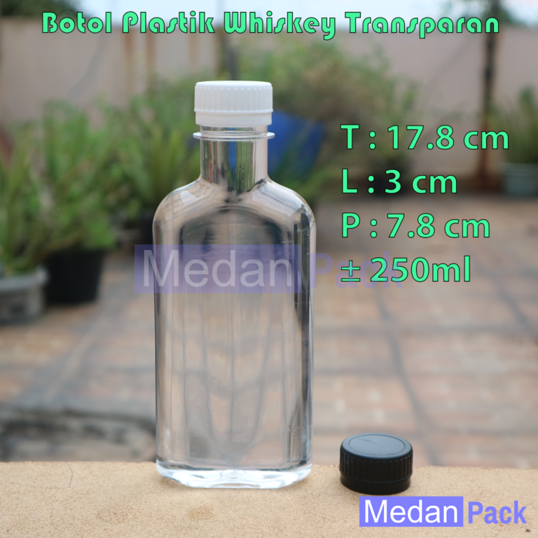 Jual Botol Plastik Whiskey 250 ml | Shopee Indonesia
