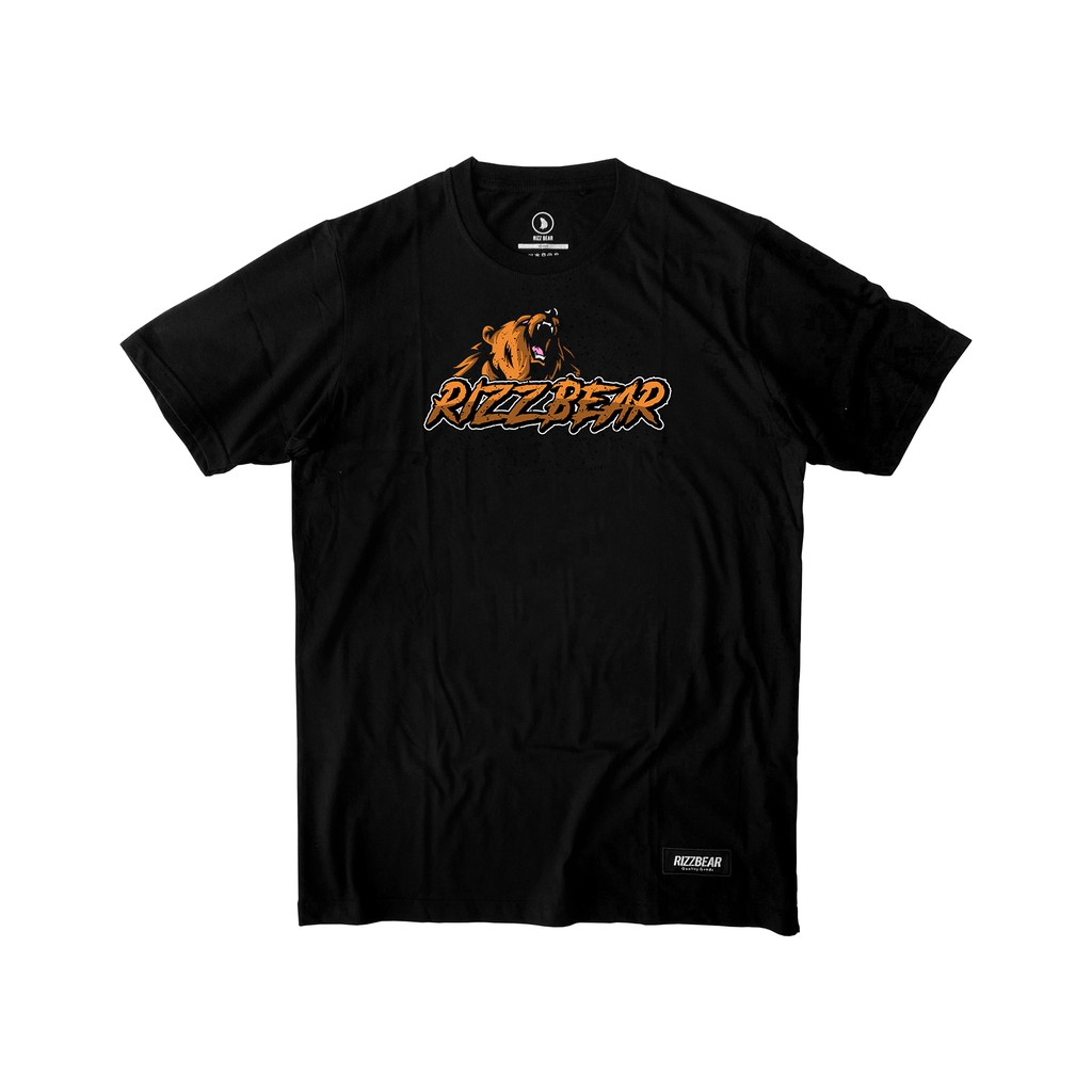 Jual RIZZBEAR Roar Bear T-Shirt Black | Shopee Indonesia