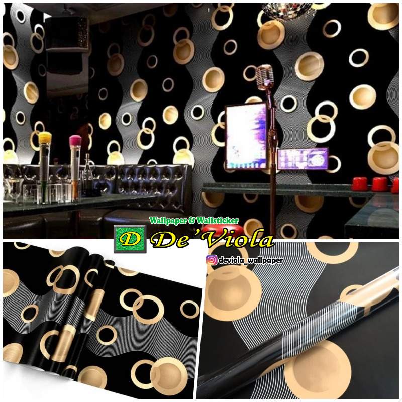 Jual Wallsticker (Wallpaper Stiker) Motif Abstrak/Geometri/Lingkaran ...