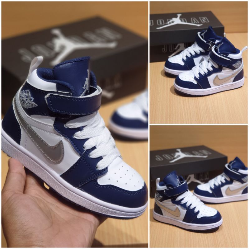 Jual SEPATU BASKET ANAK ANAK WARNA BARU UKURAN 19-35 | Shopee Indonesia