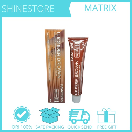 Jual MATRIX Wonderbrown 90ml Hair Wonder Brown Cat Color | Shopee Indonesia