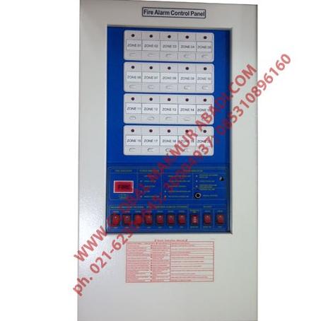 Jual Hooseki Hs-25L 25 Zone Fire Alarm Control Panel C/W Battery | Shopee Indonesia