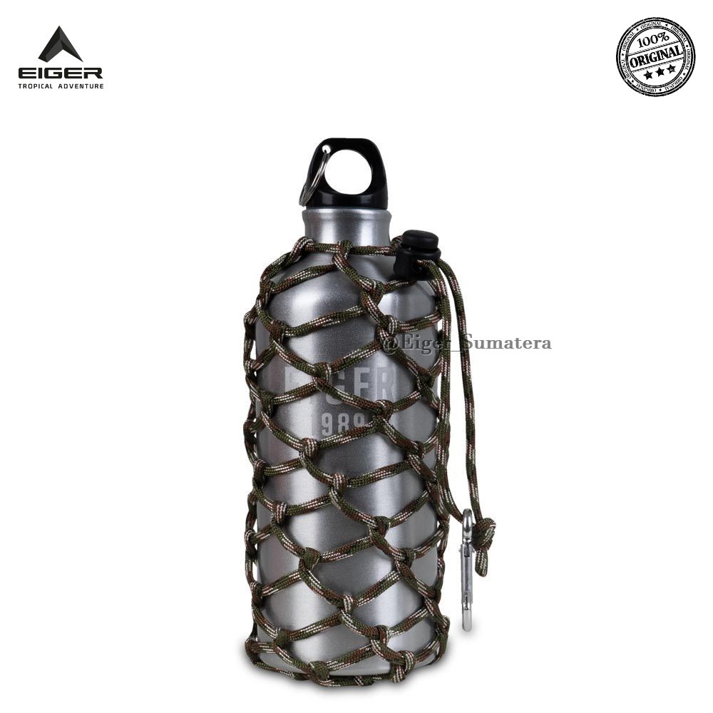 Jual Eiger001 Botol Minum Campers Paracord, Silver 5499 | Botol Minum ...