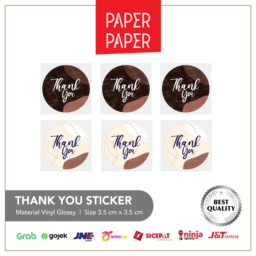 Jual Thank You Sticker (30 Pcs) | Shopee Indonesia