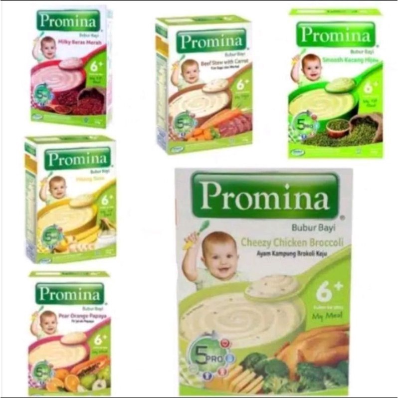 Jual PROMINA bubur bayi 6+ kemasan 120g EXP 2023 | Shopee Indonesia