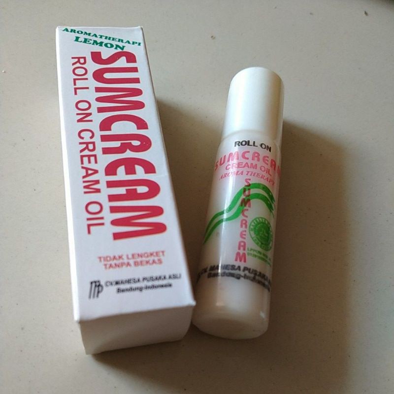 Jual Sumcream Roll on cream oil aromaterapi lemon 13g | Shopee Indonesia