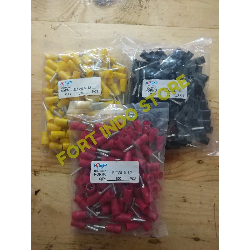 Jual Skun Pin Tusuk PTV-5.5-12 untuk kabel 4-6 mm | Shopee Indonesia