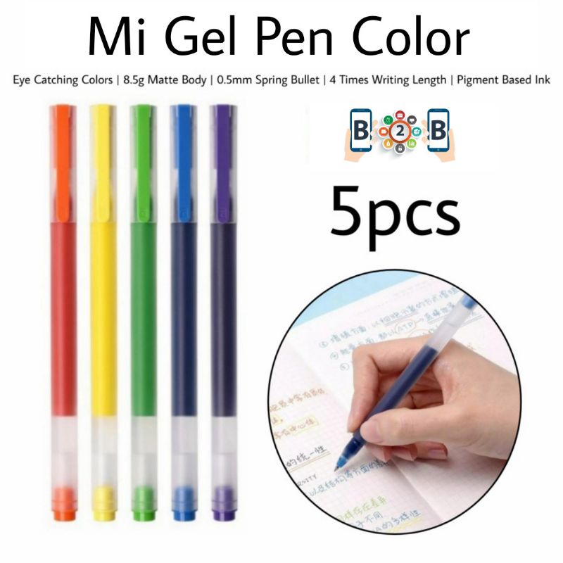 Jual MIJIA GEL PEN COLOR - Mi Pena Pulpen Warna | Shopee Indonesia