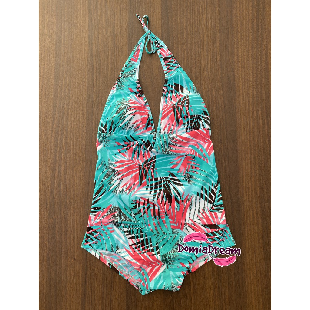 Jual Baju Renang One Piece Motif Daun | Shopee Indonesia