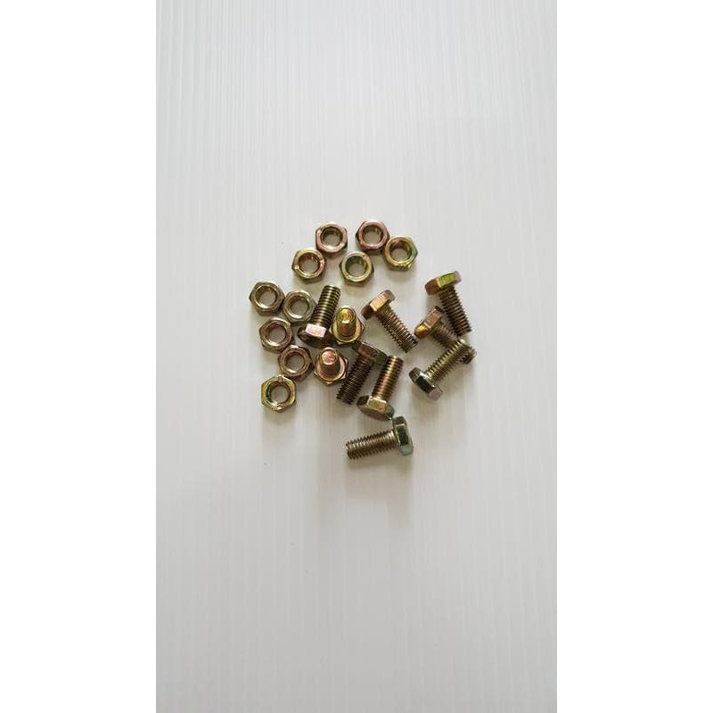 Jual Baut Mur Kuning - BMK M6 x 15 mm | Shopee Indonesia