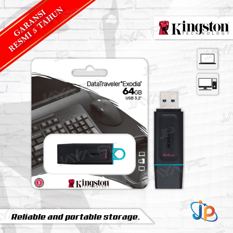Jual FlashDisk Kingston DTX Exodia 64GB - DataTraveler 64 GB USB 3.2 | Shopee Indonesia