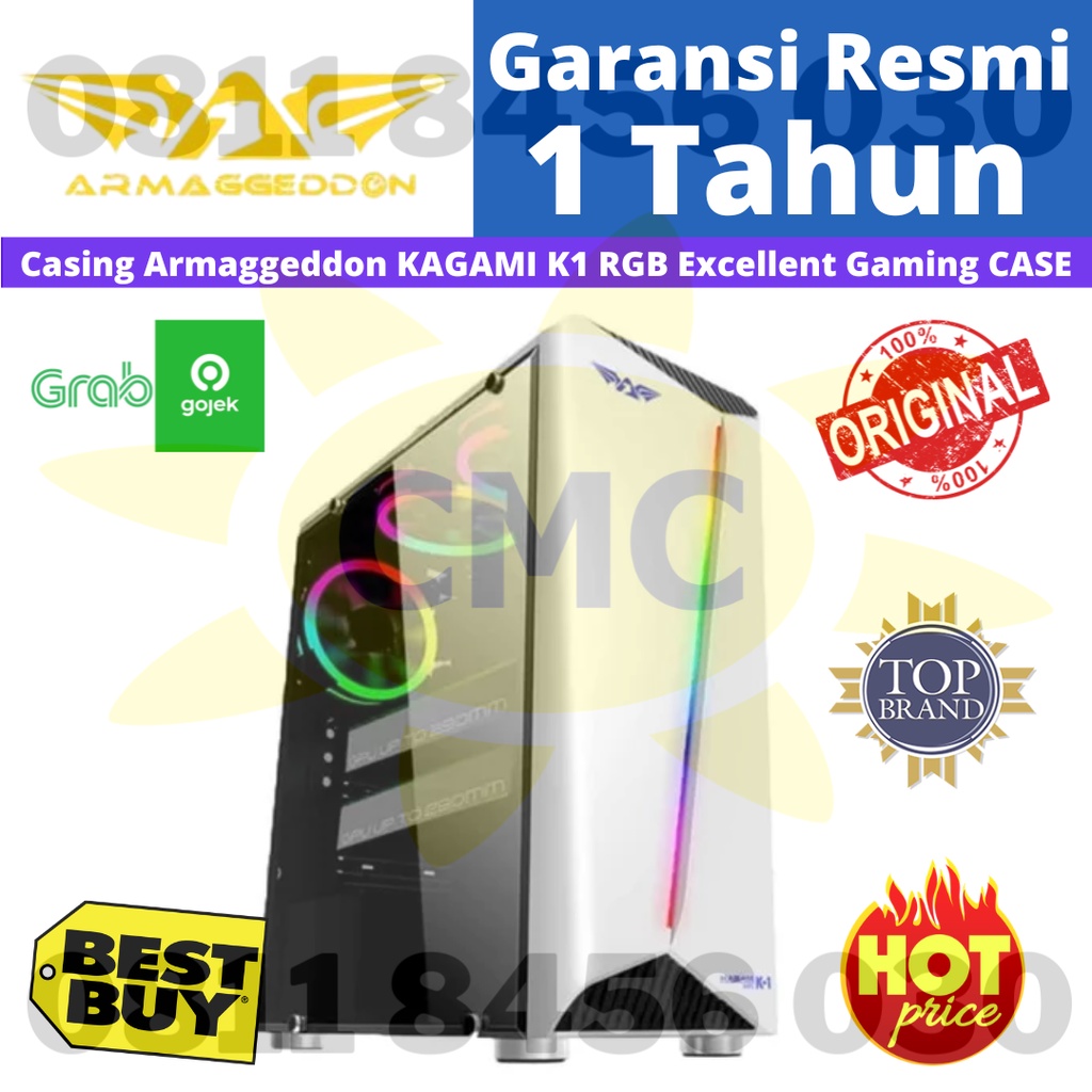 Jual Casing Armaggeddon KAGAMI K1 RGB Excellent Gaming CASE | Shopee ...