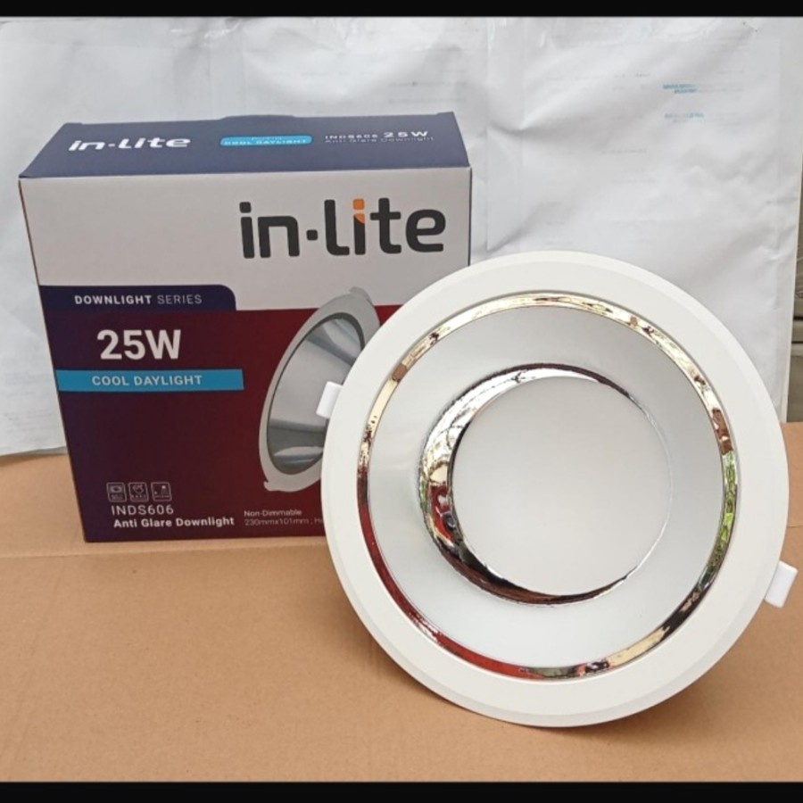 Jual INLITE / IN-LITE Downlight Led Panel ANTI GLARE 25W Round IB ...