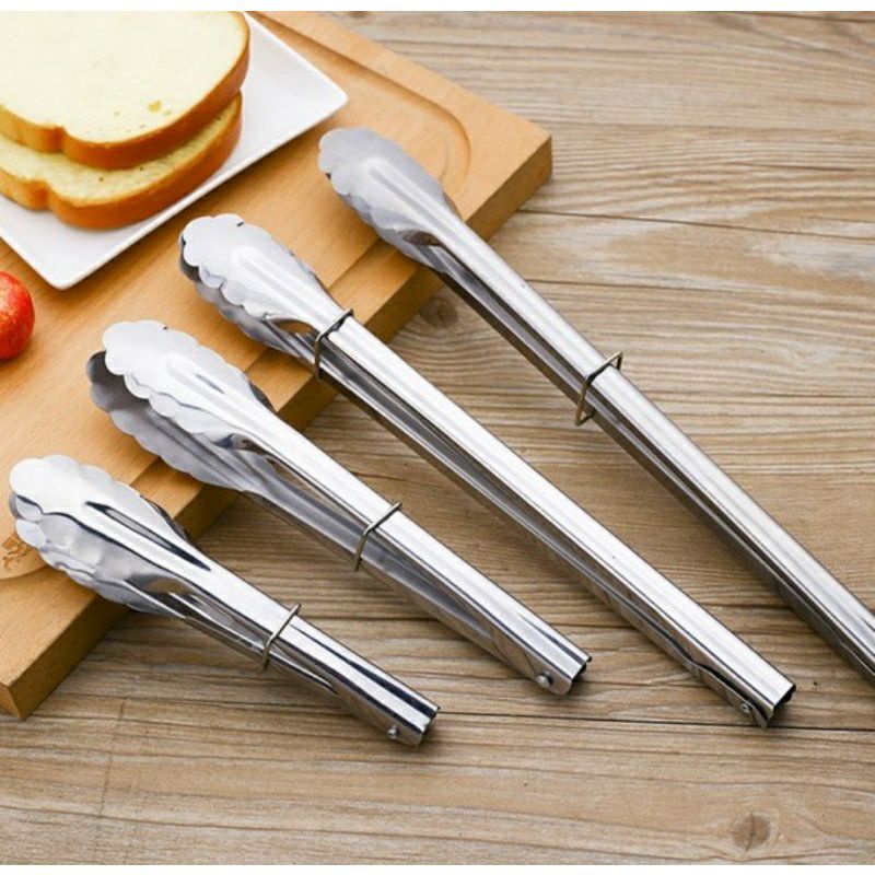 Jual Capit Makanan Stainles 9/12/14 Inch Pencapit Kue Gorengan Jepit ...