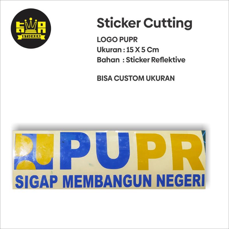 Jual sticker cutting logo PUPR | Shopee Indonesia