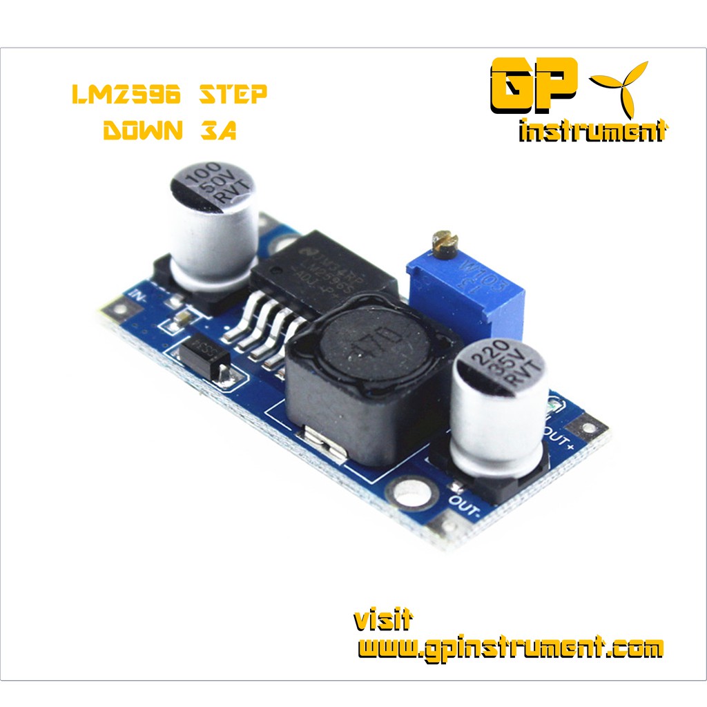 Jual LM2596 LM2596S Adjustable DC-DC Step Down Power Supply Module | Shopee Indonesia