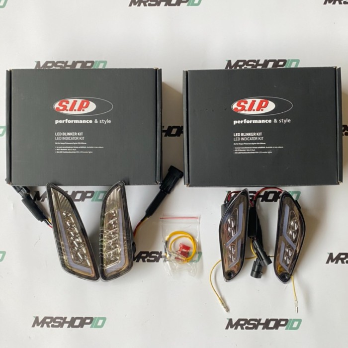 Jual Lampu Sein Led SIP Vol.2 Clear On Chrome For Vespa Sprint ...