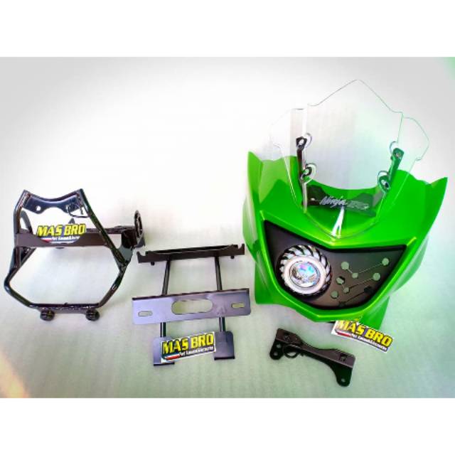 Jual barong batok depan ninja R lengkap tinggal pasang | Shopee Indonesia