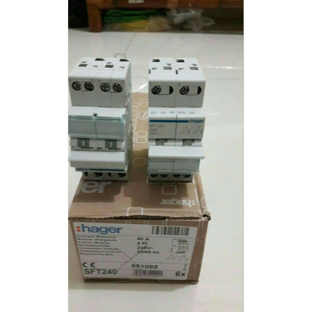 Jual Unik hager change over switch 2p 40A COS OHM SAKLAR HAGER Murah ...