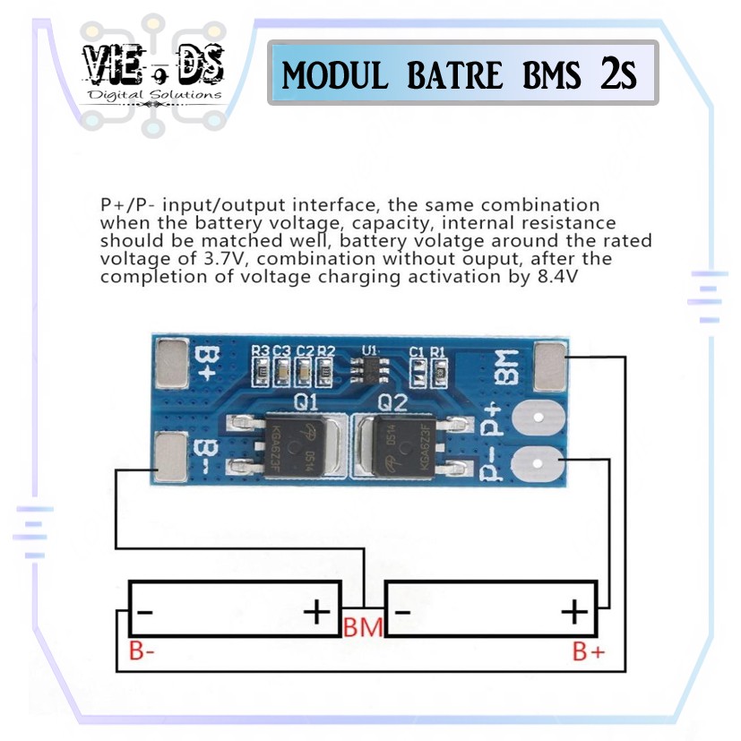 Jual bms 2s 15ampere battery management system | Shopee Indonesia