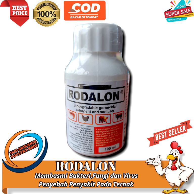 Jual Rodalon Antiseptic Unggas dan Hewan Lainya Pengilang Kutu dan Hama ...