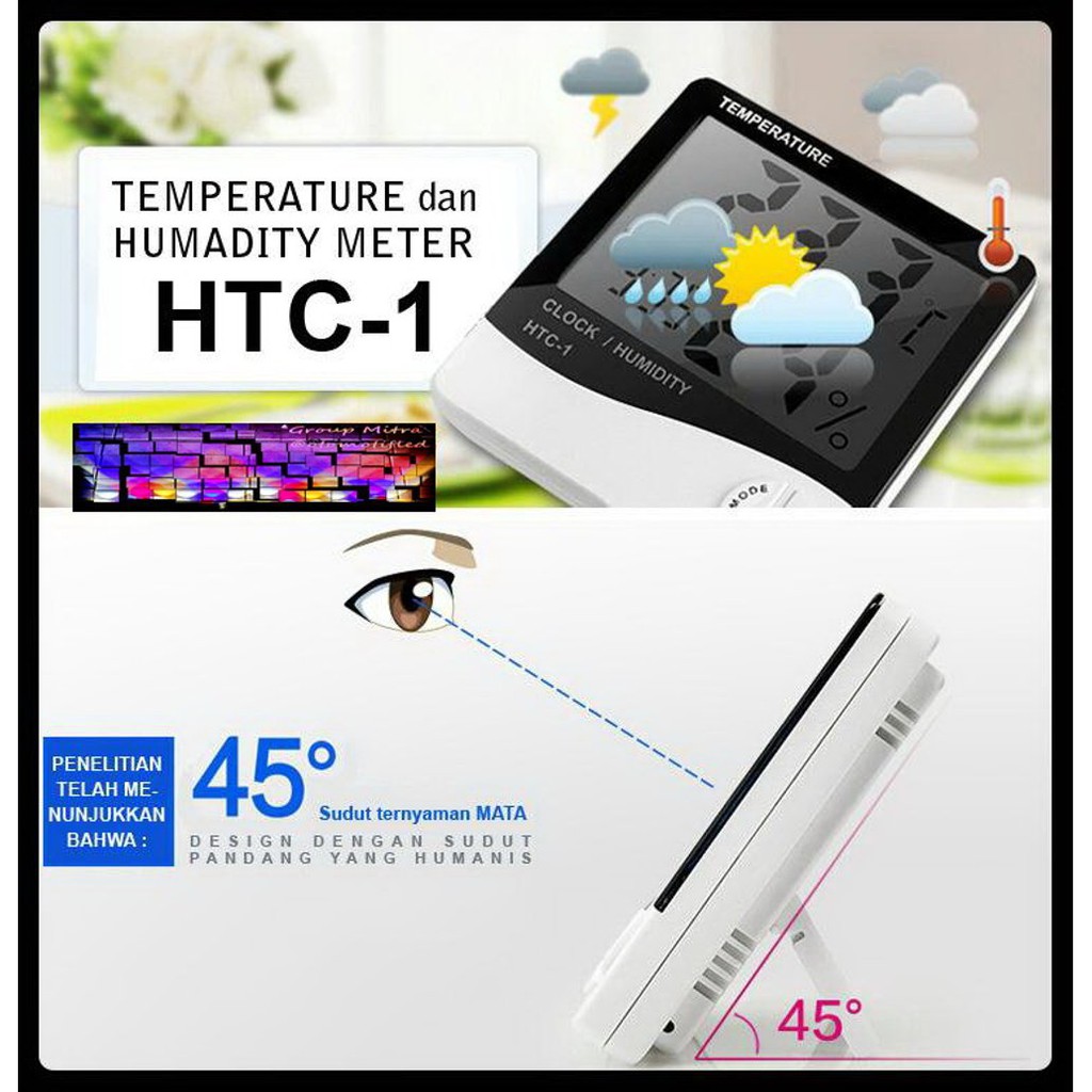 Jual Jual HTC-1 Hygrometer Kelembaban Suhu dan Termometer Temperature ... Jual Jual HTC-1 Hygrometer Kelembaban Suhu dan Termometer Temperature ...