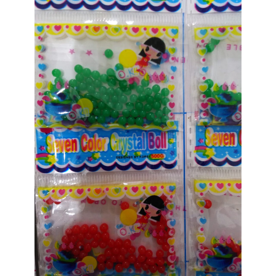 Jual Mainan Anak Rendaman Biogel Chrystal Ball 1 Sachet WATERBEADS ...