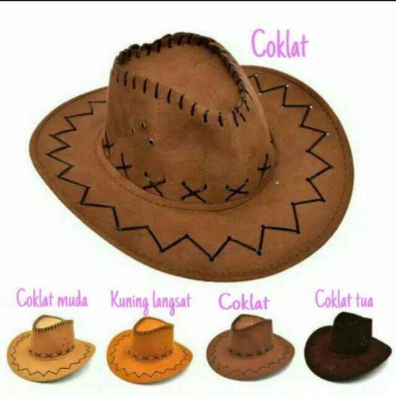 Jual Topi Cowboy Zorro Dewasa C1 / Topi Cowboy / Topi koboi / Topi kuda ...