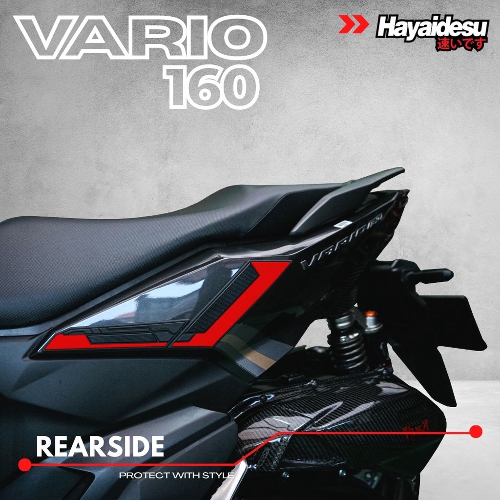 Jual HONDA VARIO/CLICK 160 Body Protector Rear Side Cover-HAYAIDESU ...