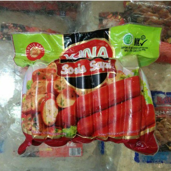 Jual Yona Sosis Sapi 500Gram Sosis Sapi Merah | Shopee Indonesia