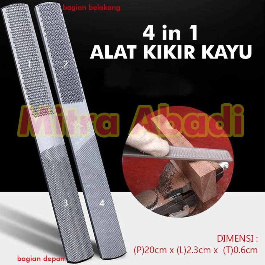 Jual Alat Kikir Kayu 4 in 1 Material Metal Steel Portable | Shopee ...