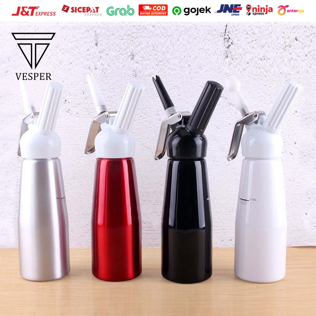 Jual Paket set whip cream + gas cream charger n2o / whipped cream ...