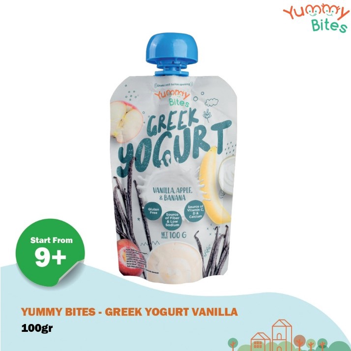 Jual Yummy Bites yoghurt puree 100g pure buah bubur mpasi 100g Organic ...