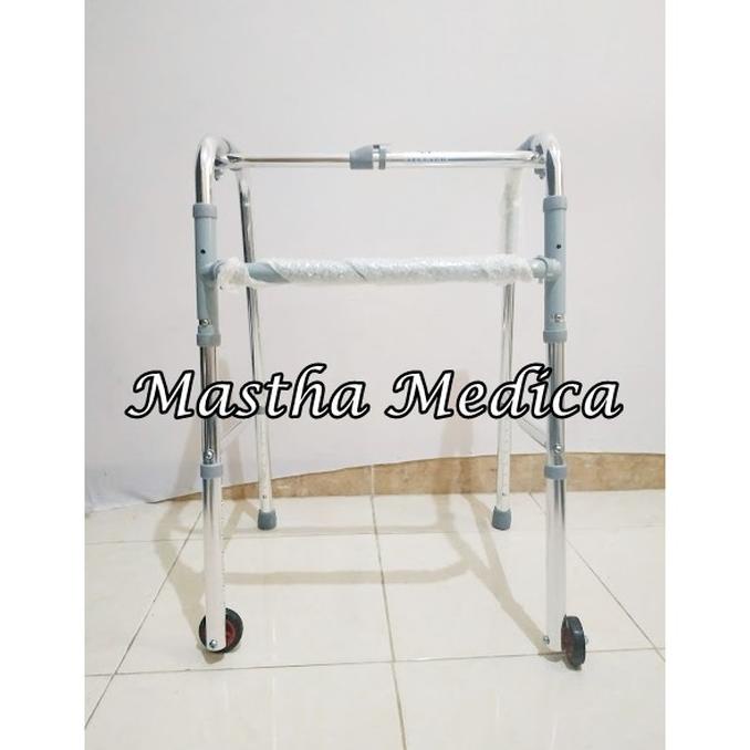Jual Walker Alat Bantu Latihan Jalan Penderita Stroke Patah Tulang ...