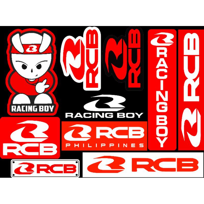 Jual sticker printing sett RCB (ISI 10pcs) sudah di potong sesuai ...