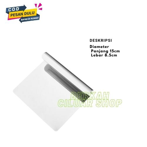 Jual Scrapper Stainless / Scraper Pemotong Adonan / Spatula Scraper ...