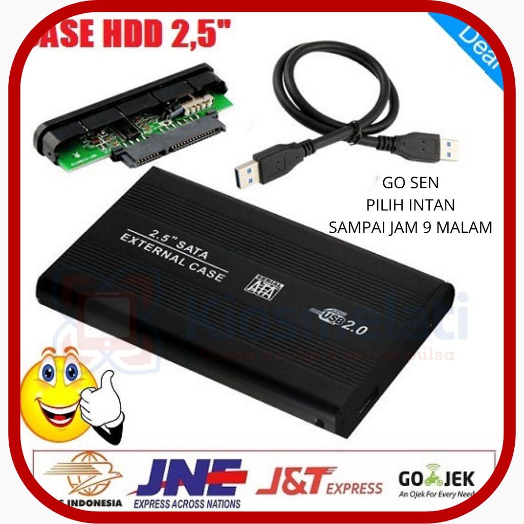 Jual Casing HDD Hardisk 2.5 Inch Sata External Case USB 2.0. Hardisk ...
