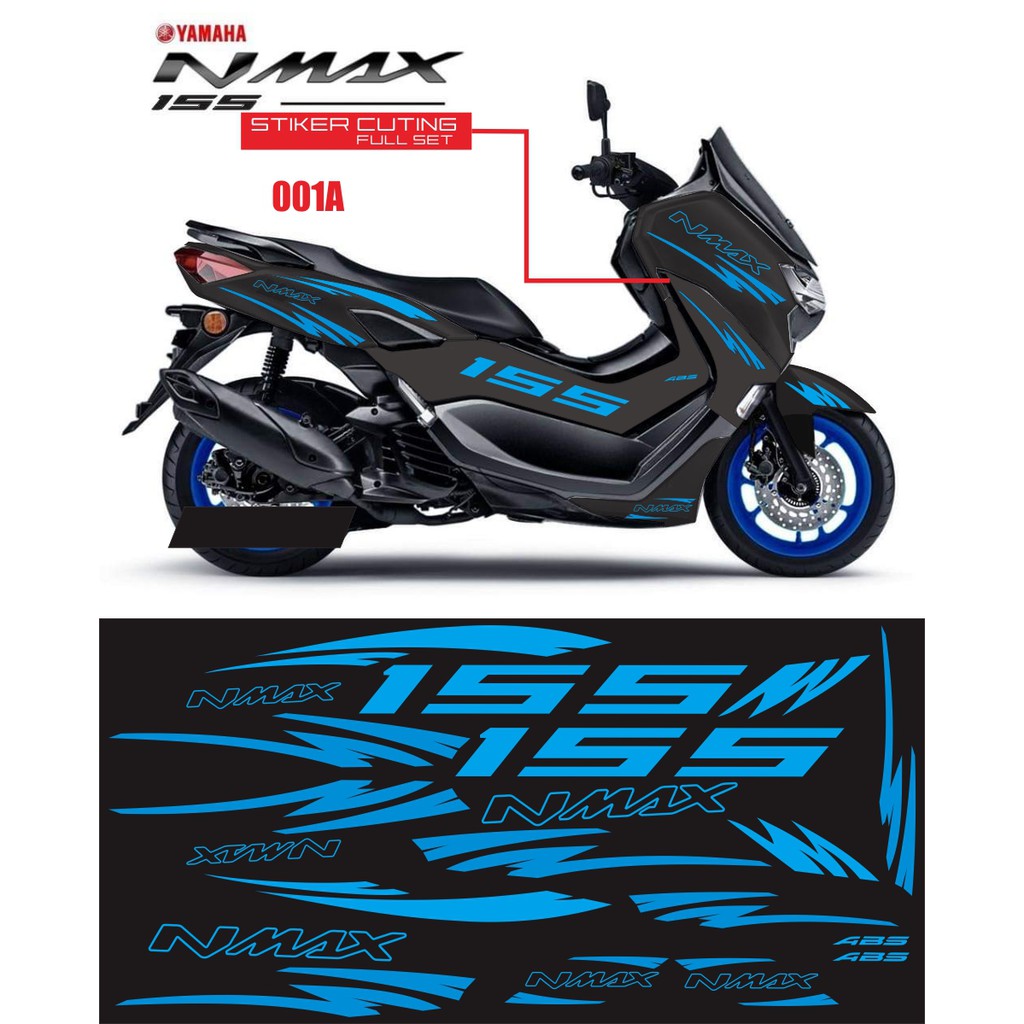 Jual Stiker Lis Striping Cutting Yamaha Nmax New 2020-2021 Variasi ...