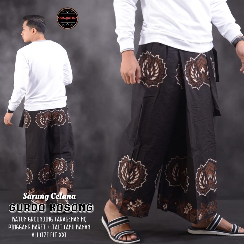 Jual GURDO KOSONG SARUNG SARONG CELANA BATIK PRIA SOLO ASLI COWOK ...