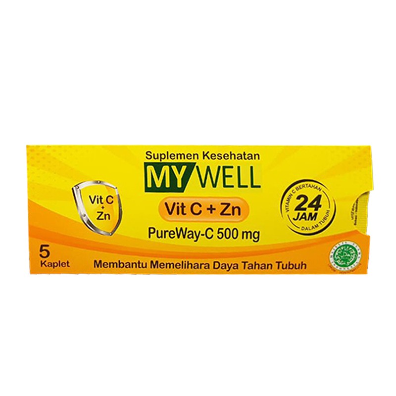 Jual My Well Vit-C + ZN 1Amplop Strip | Shopee Indonesia