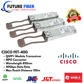 Jual CISCO FET-40G QSFP+ Module Transceiver 40GBase Transceiver Module ...