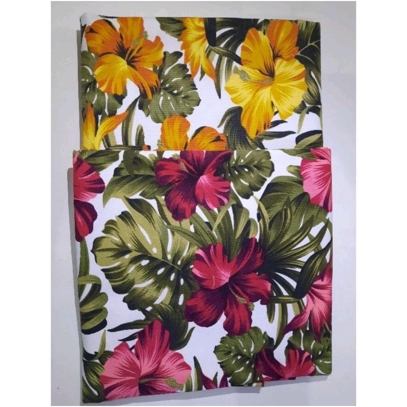 Jual Kanvas Bunga Terompet Merah dan Kuning (50cm x 150cm) | Shopee ...