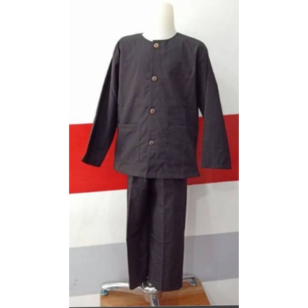 Jual BAJU PANGSI SATU SETEL/BAJU PANGSI/BAJU HITAM/BAJU JAWARA/BAJU ...