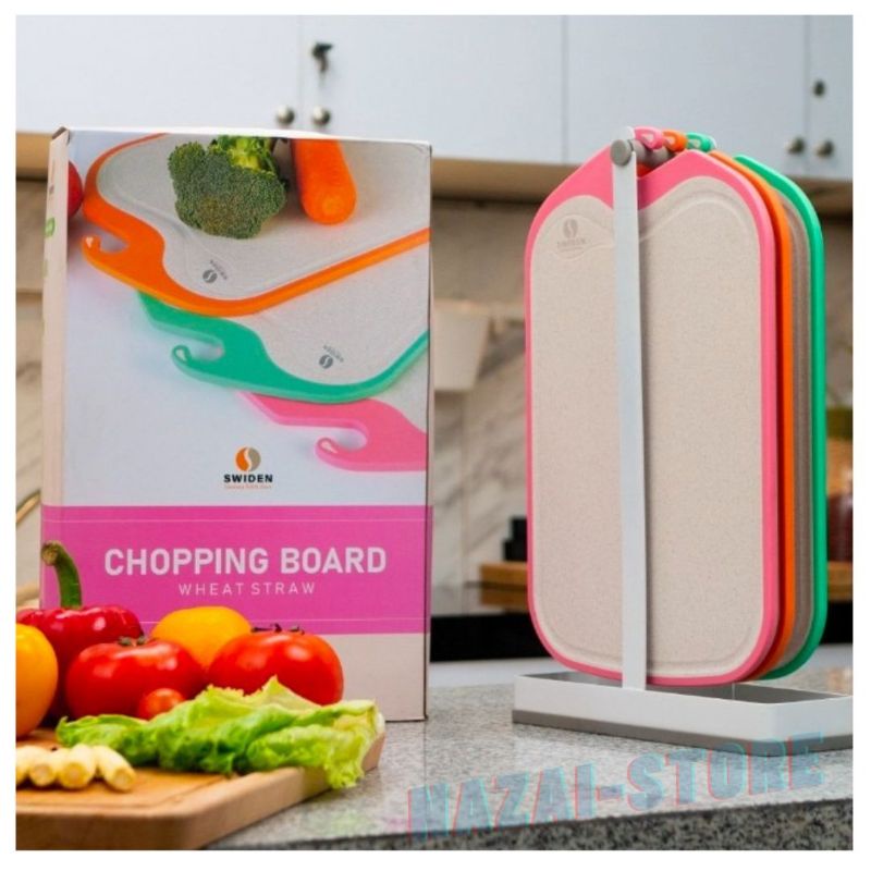 Jual SWIDEN Chopping Board Wheat Straw | Shopee Indonesia