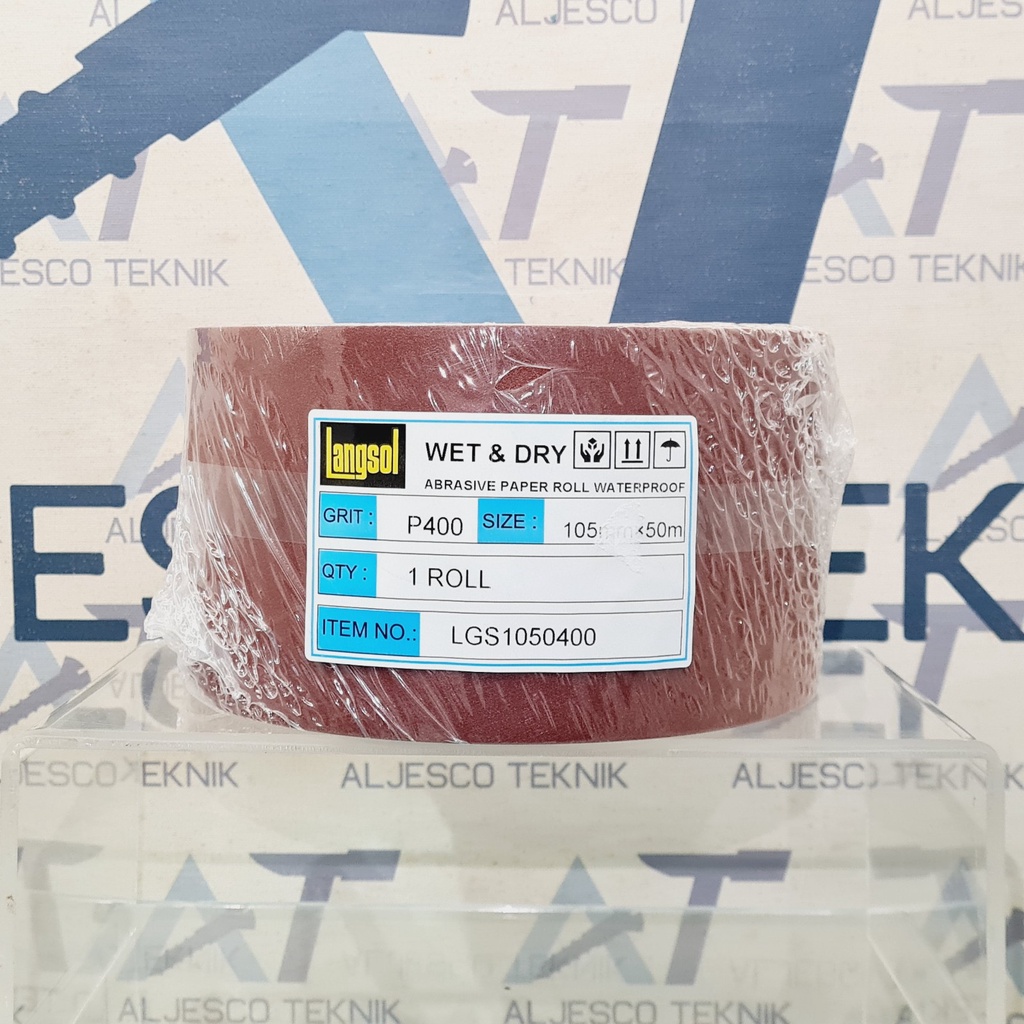 Jual LANGSOL AMPLAS METERAN GRIT 400 TAHAN SUPER THINNER | Shopee Indonesia