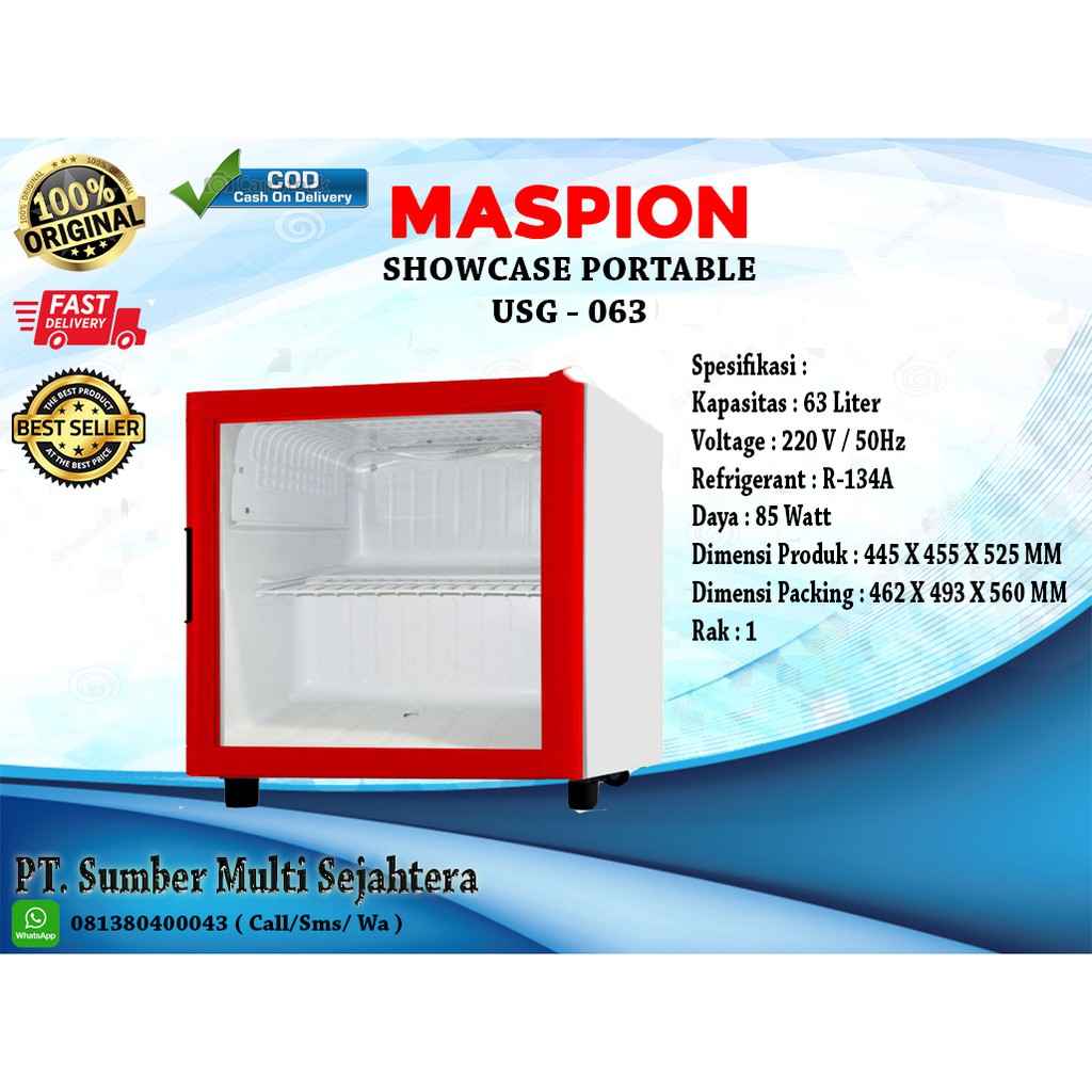 Jual Showcase Portable Maspion USG-063 | Shopee Indonesia