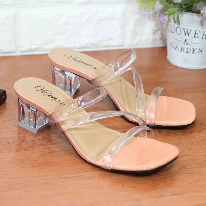 Jual SENDAL HILS ANDIN HAK 5CM (BISA BAYAR DI TEMPAT) | Shopee Indonesia