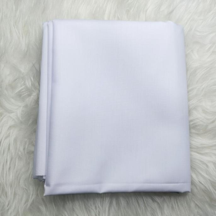 Jual Kain Putih Polos TC cocok Untuk background Foto produk taplak meja ...