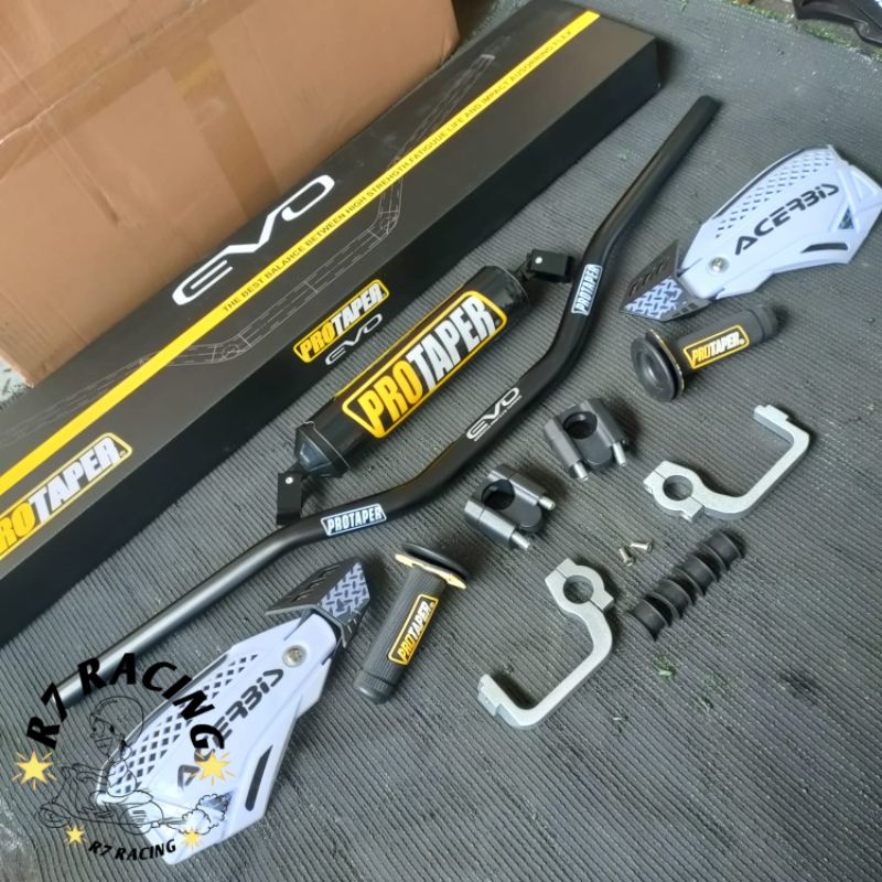 Jual stang fatbar protaper evo low set raiser paket busa palang fuzion ...
