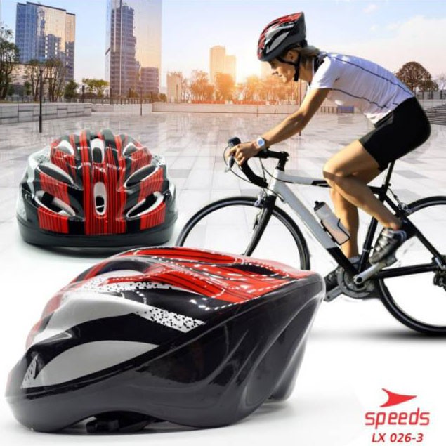 Jual Helm Sepeda Gunung Balap Dewasa Unisex Shockproof SPEEDS 026-3 ...